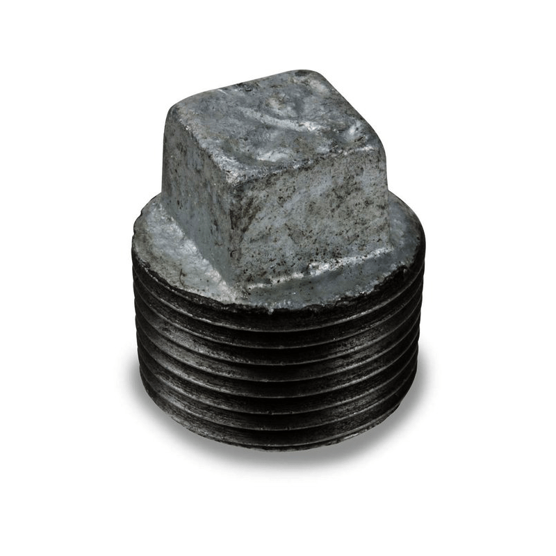 Galvanized Square Head Plug — OrchardValleySupply.com